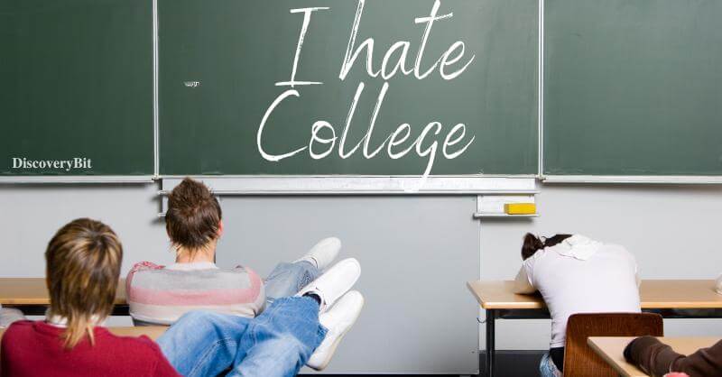 College Experiences: Why Some Students Say "I Hate College" – Discovery Bit